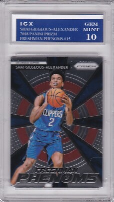 SHAI GILGEOUS-ALEXANDER ROOKIE CARD $$ GEM MINT 10 Thunder SGA 2018 ...