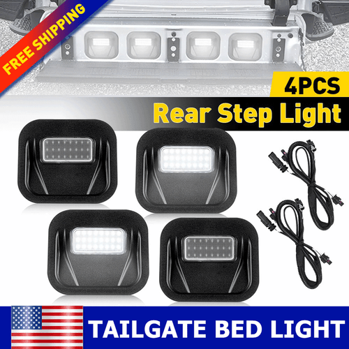 MultiPro Tailgate Step Lights White For 2019-2025 GMC Sierra/Chevy ...