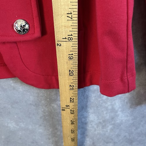 Tommy Hilfiger Jacket Womens XS / TP Red Black Petite Military Blazer ...