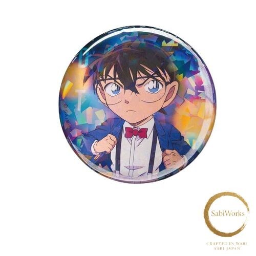 New Toshin Pack Detective Conan Hologram Can Badge Citylights Conan CO ...