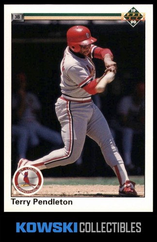 1990 Upper Deck #469 Terry Pendleton [Base] St. Louis Cardinals NM-MT ...