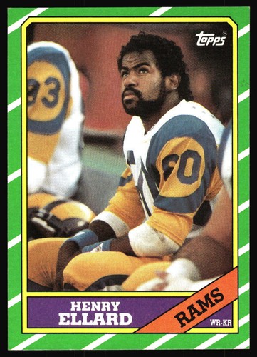 1986 Topps Henry Ellard #79 Los Angeles Rams | eBay