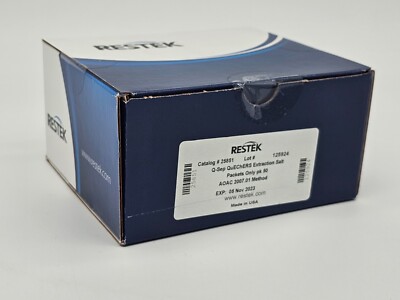 NEW - Restek #25851 Q-sep QuEChERS Extraction Packets (AOAC) | eBay