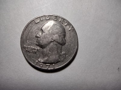 1971 D WASHINGTON QUARTER ERROR! FILLED IN MINT MARK ERROR | eBay