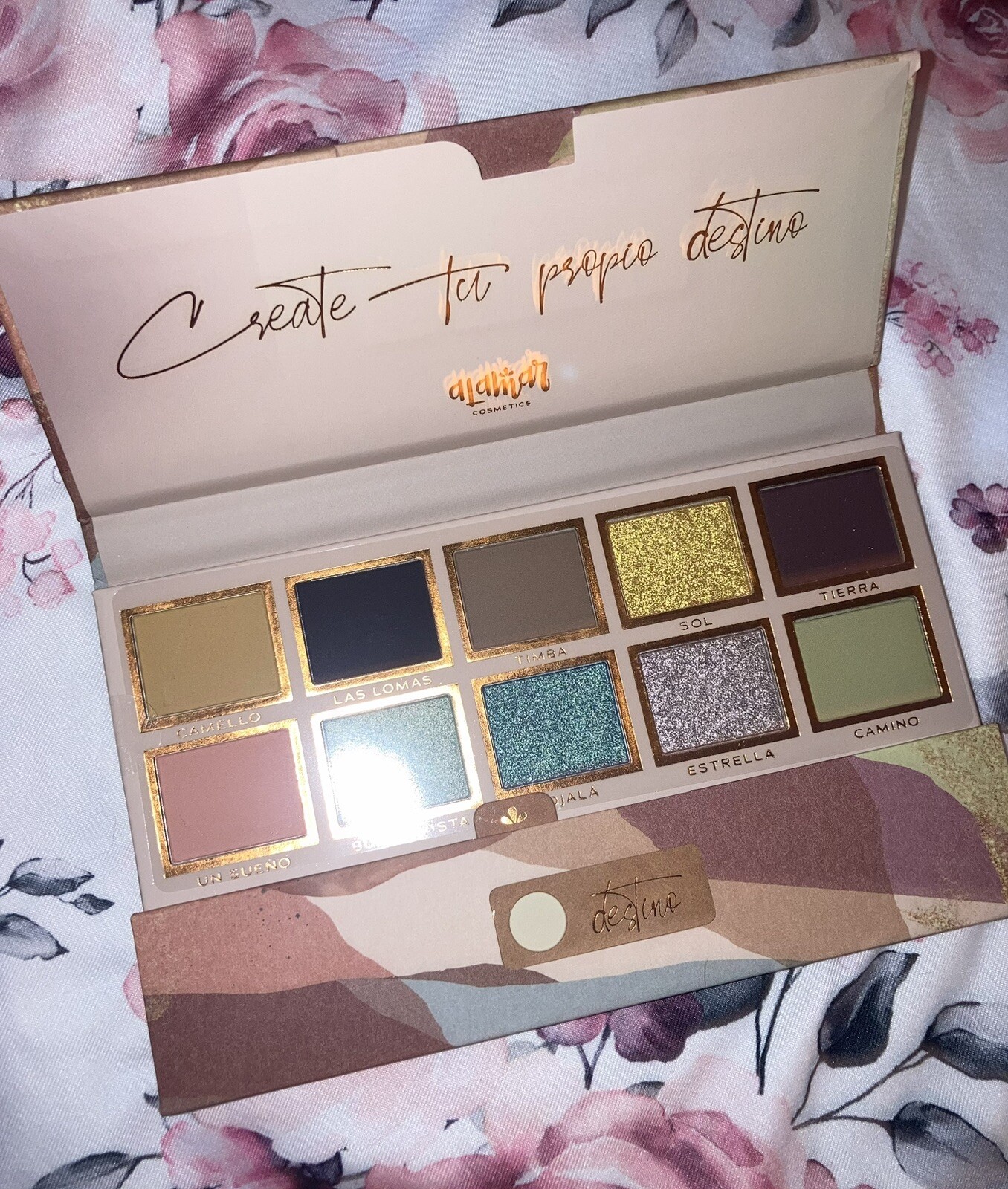 alamar cosmetics - destino Eyeshadow Palette - 10 pans of color - NEW ...