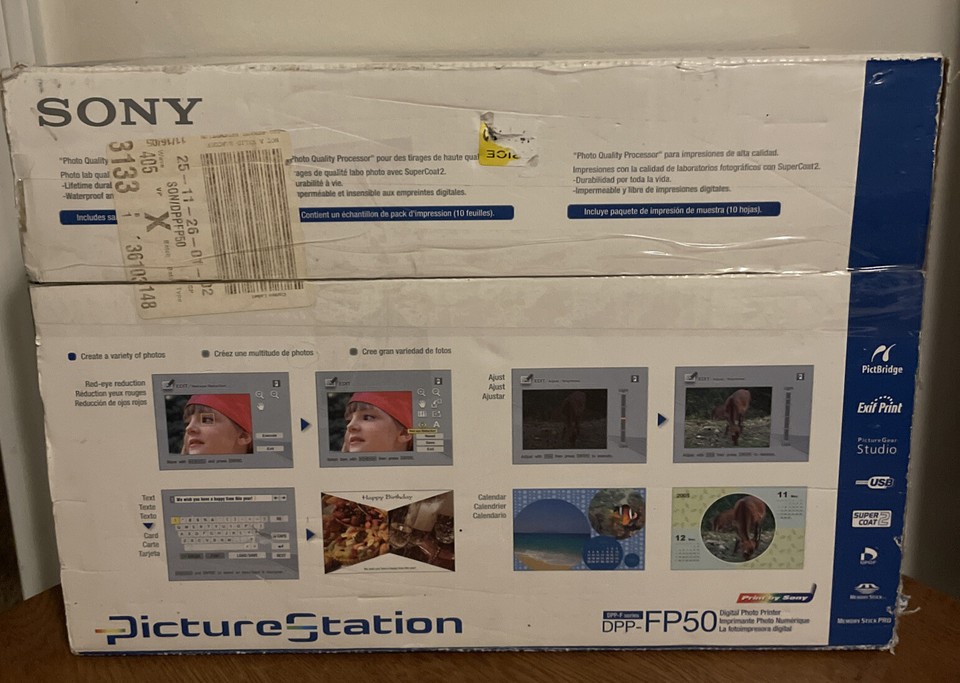 Sony Picture Station Digital Photo Printer DPP-FP50 - NIB | eBay