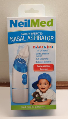 NeilMed Nasal Aspirator Battery Operated for Infant & Children (Brand ...