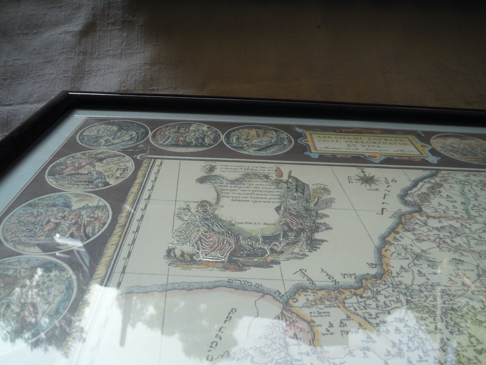 Ancient Maps of the "Holy Land" dated 1535-1585, 1586, 1533-1585, and ...