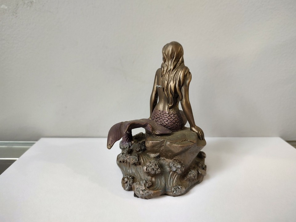 Summit Collection Mermaid on a rock statue fantasy figurine | eBay