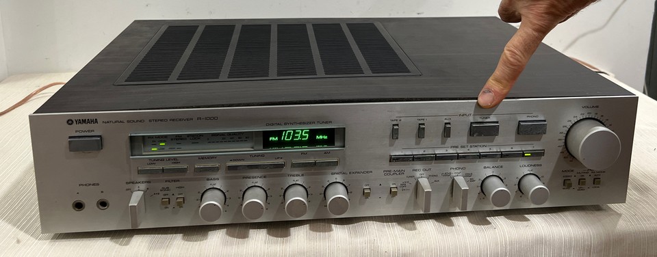 Vintage Yamaha R-1000 Receiver Natural Sound AM / FM Tuner | eBay
