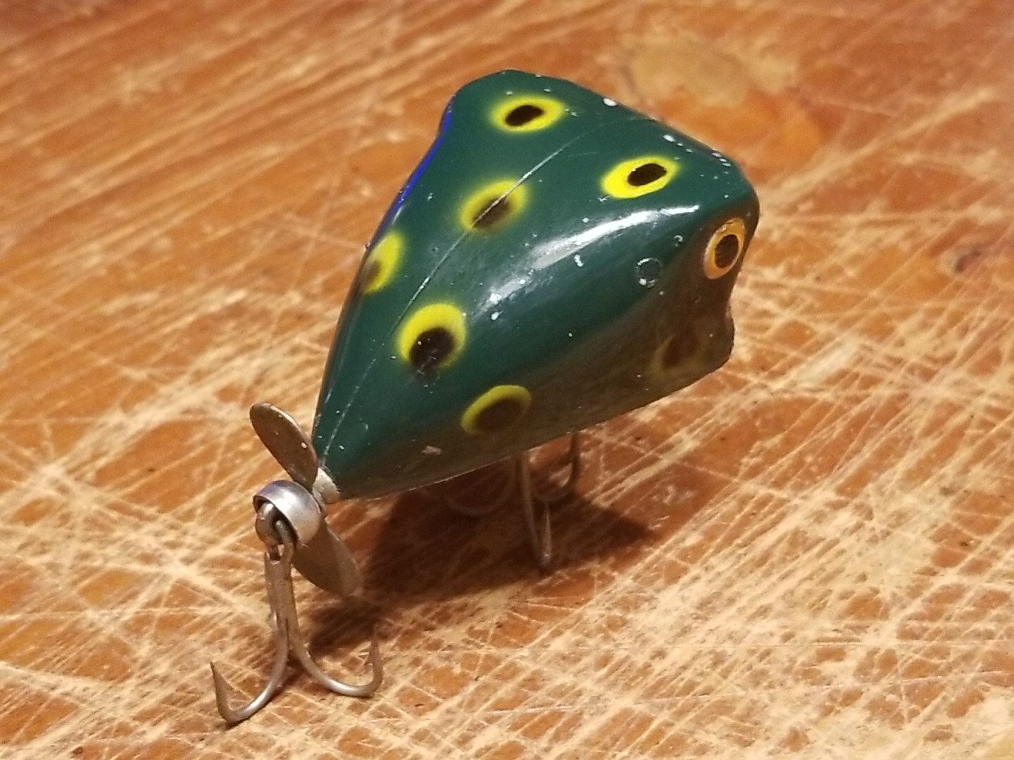 (Very Rare) Gudebrod Bippie Topwater Chunk Bait Lure - Frog Color ...