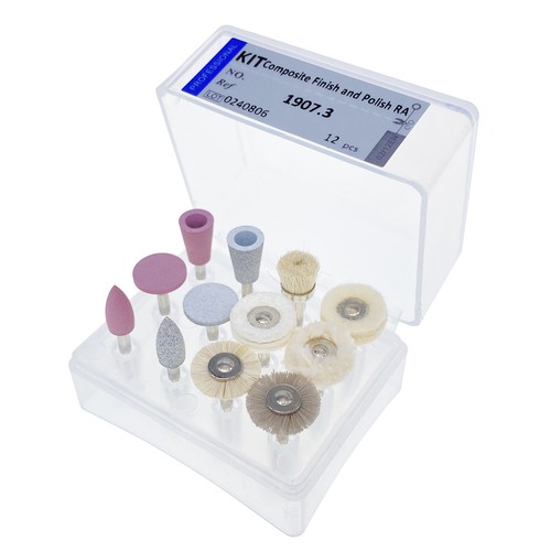 12 Pcs Dental Composite Finishing and Polishing Kit RA For Low Speed ...