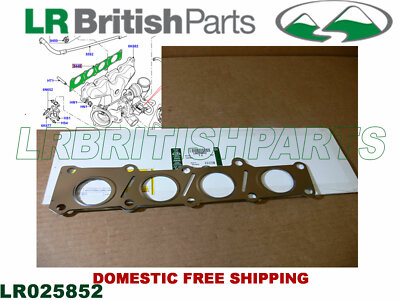 GENUINE LAND ROVER EXHAUST MANIFOLD TURBO GASKET 2.0L 16V PETROL ...