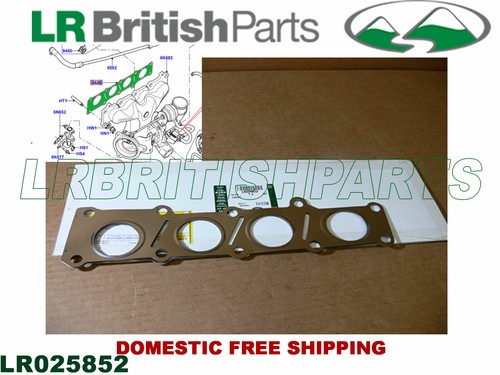 GENUINE LAND ROVER EXHAUST MANIFOLD TURBO GASKET 2.0L 16V PETROL ...