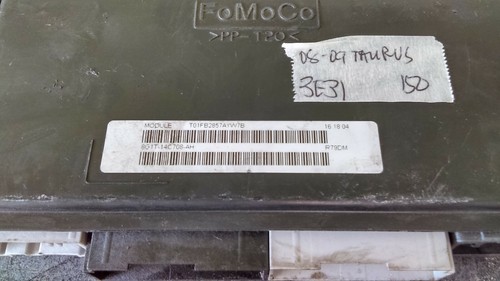 2008-2009 Ford Taurus bcm body control module computer 8G1T-14C708-AH ...