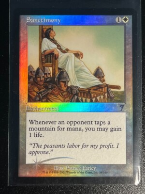 Sanctimony FOIL MTG Magic the Gathering 7th Edition - English | eBay
