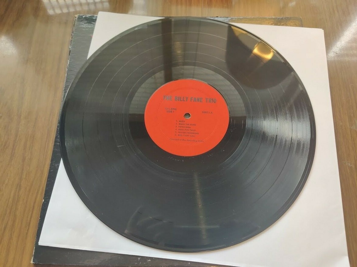 The Billy Fane Trio Self-Titled Vinyl LP Record (Mac Recording Studio ...