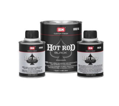SEM HR010 Hot Rod Black Kit Auto Paint Catalyst & Reducer Low Gloss ...