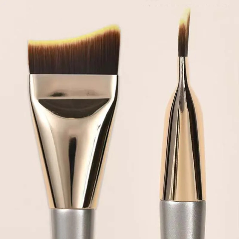 Arc-shaped Fish Tail Foundation Make Up Brushes Foundation Concealer ...