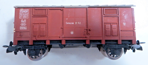 Pocher 12517 H0 Gable Roof Car Covered Freight Car Of The FS Good | eBay UK