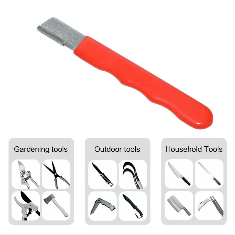 3 PCS Portable Sharpening Tools Handheld Garden Shear Scissor Sharpener ...