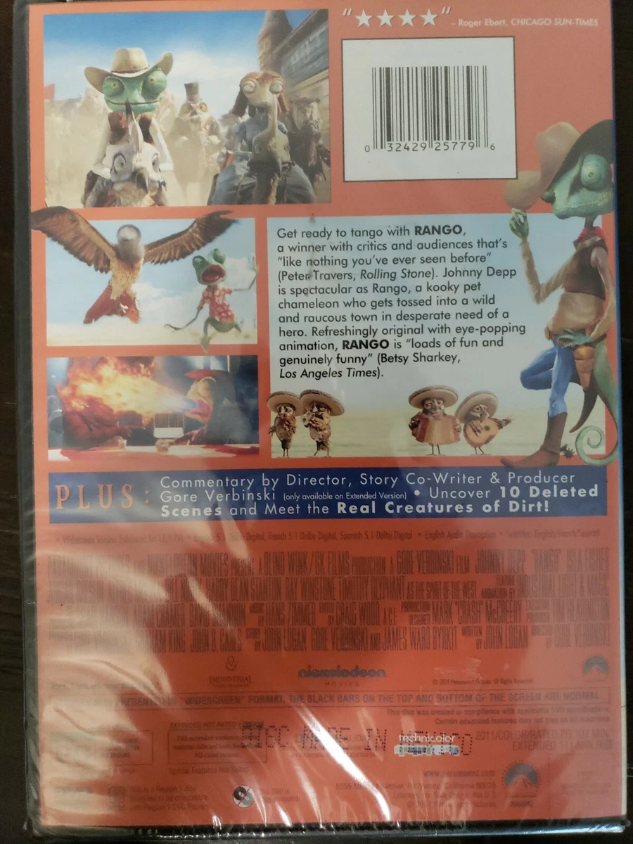 Rango Dvd Cover