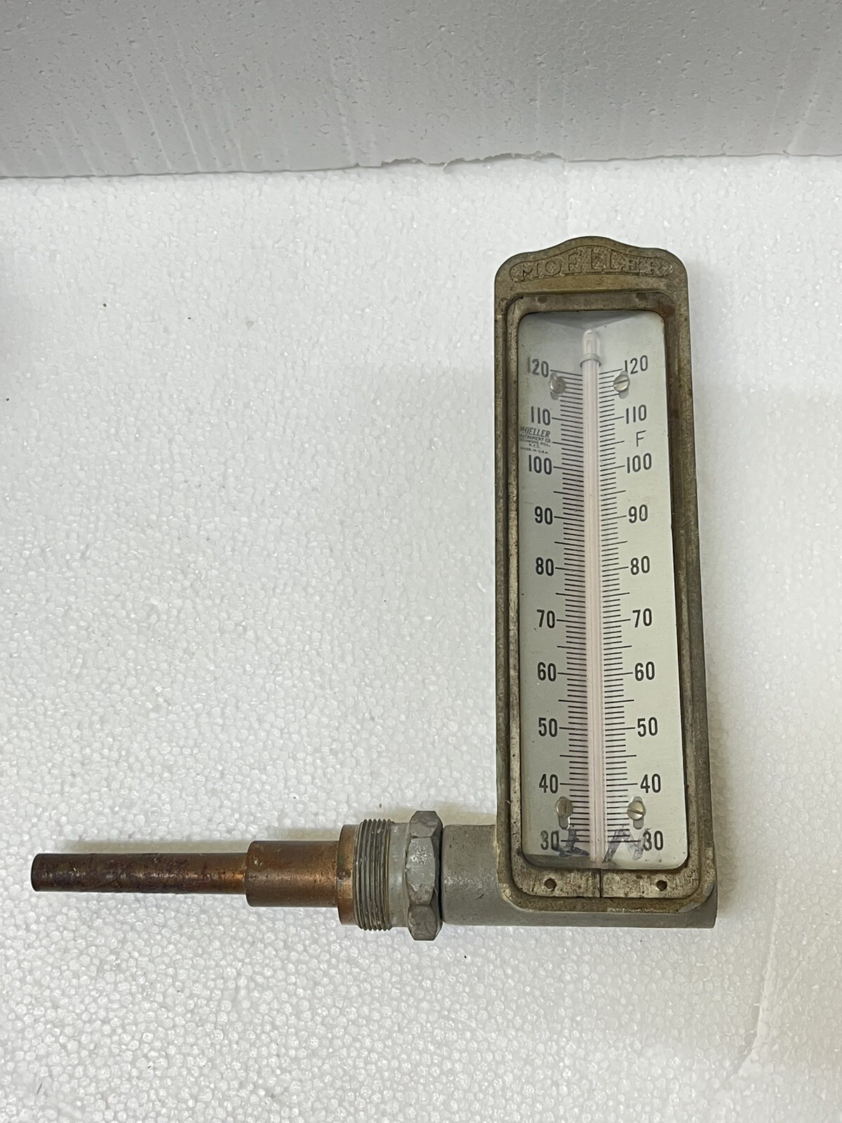 Moeller Thermometer Steampunk, Vintage Industrial Working 8” Tall | eBay
