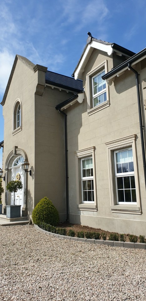 Exterior Coving Cornice Outside Above the Window Mouldings Home Decor ...