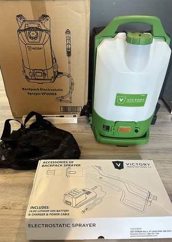 Victory Innovations VP300ES Professional Electrostatic Backpack Sprayer ...