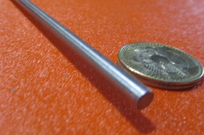 1018 Steel Rod, (.250") - 1/4" Dia (-0.002") x 1 Foot Length, 12 Units ...