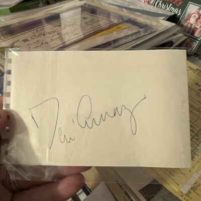 Rare Desi Arnaz Signed Autographed Book Page I Love Lucy Bold Full ...