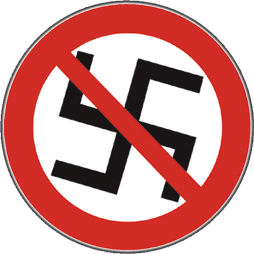 No Nazis - Anti-Nazi Sticker - 3 1/8" Round | eBay
