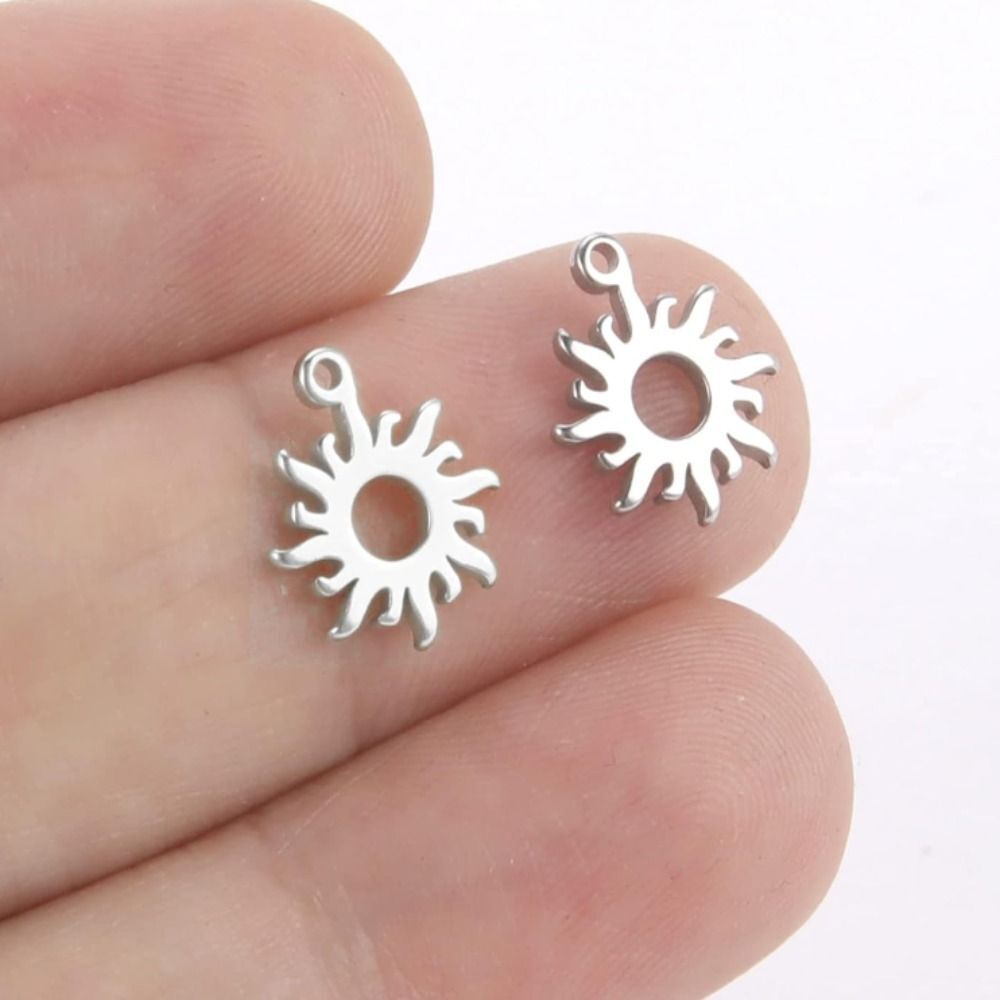 20pcs Sun Sun Charms Stainless Steel Mini Sun Pendant for DIY Jewelry ...