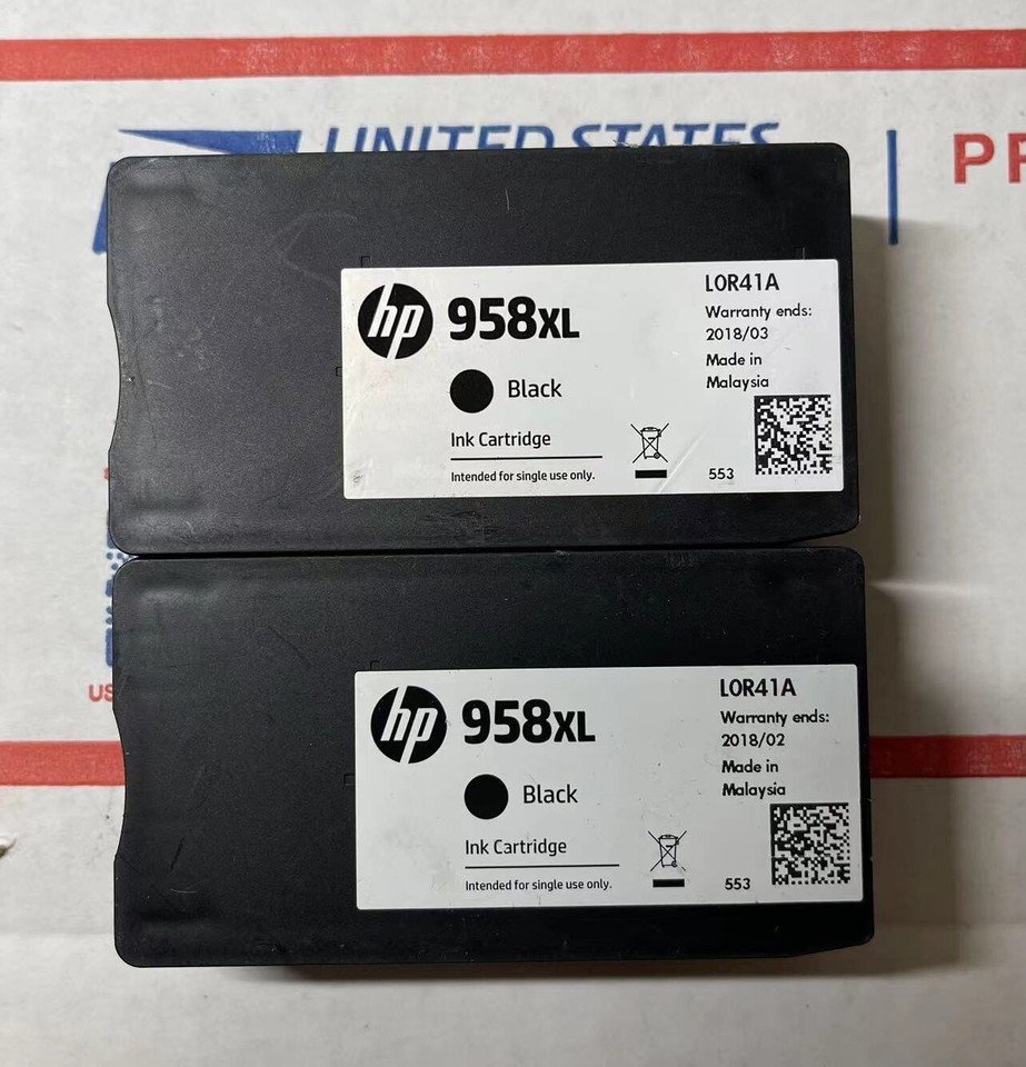 Genuine HP 958XL Black High Yield Ink Carts (L0R41A) Office Jet Pro ...