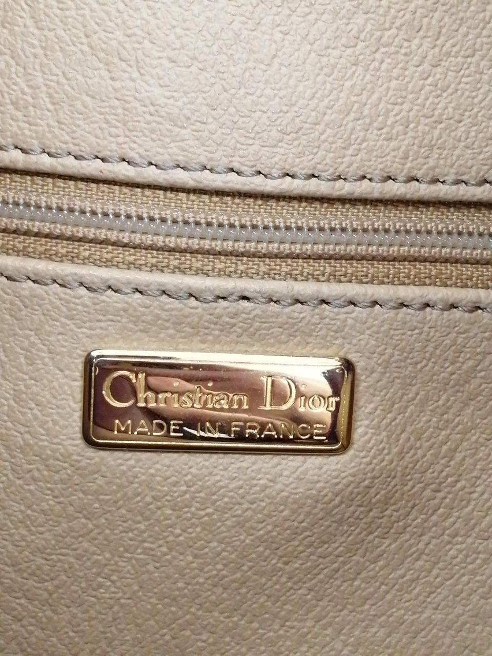 Christian Dior Drawstring bag Shoulder bag Burgundy Beige Gold ...