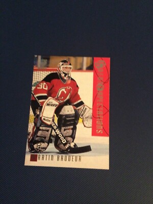 1994 Topps Stadium Club Martin Brodeur Great Expectations Card | eBay