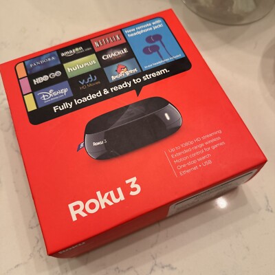 Roku 3 (3rd Generation) Media Streamer 4200X - Black 829610000244| eBay