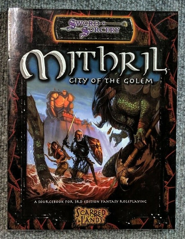 Sword & Sorcery: Mithril: City of the Golem Dungeons & Dragons WW8321 ...