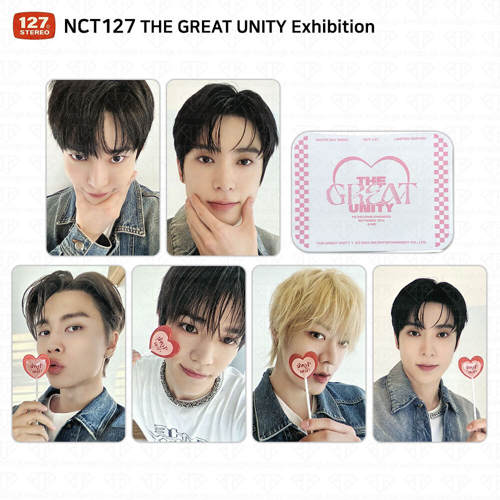 NCT127 The Great Unity Official MD White Day Tin Case Photocard Entry ...