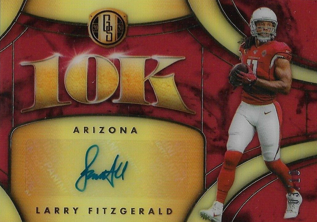 2020 Panini Gold Standard - 10K Autographs #10k-15 Larry Fitzgerald /10 ...