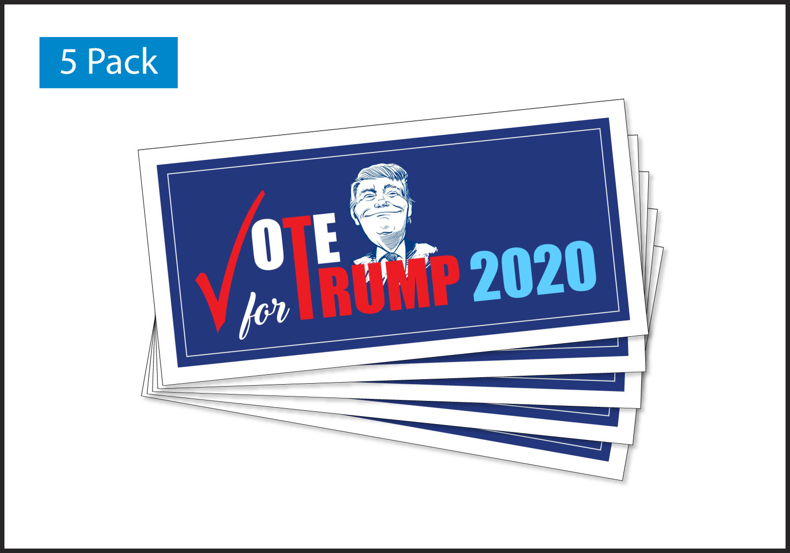 5-Pack Car Magnets - Re Elect Trump 2020 B Trm339 | eBay
