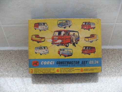 corgi toys gs 24 constructor set commer chassis boxed gift set great ...