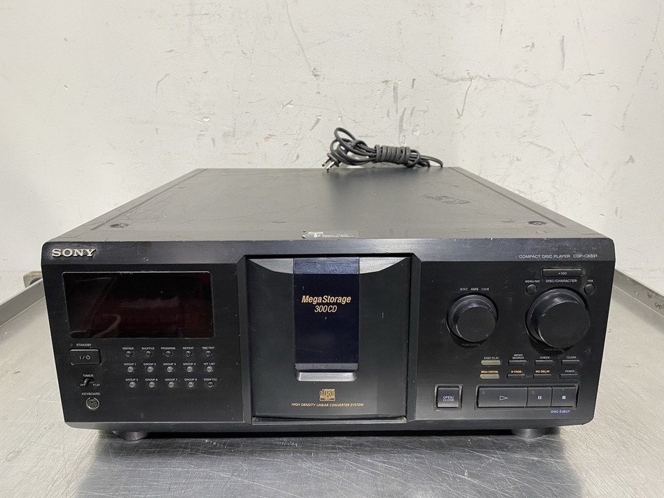 Sony CDP-CX300 Mega Storage 300 CD Disc Changer Player | eBay
