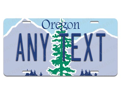 Oregon Custom License Plate Tag Novelty Oregon State Auto License Plate ...
