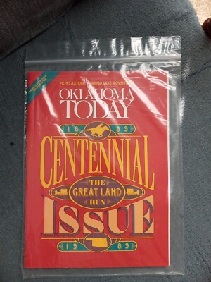 Oklahoma Today Magazine 1989 Centennial Issue Land Run Hoyt Axton OK ...