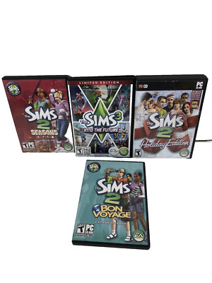The Sims 2 PC Holiday Game Bundle 4 games Into the Future Seasons for ...