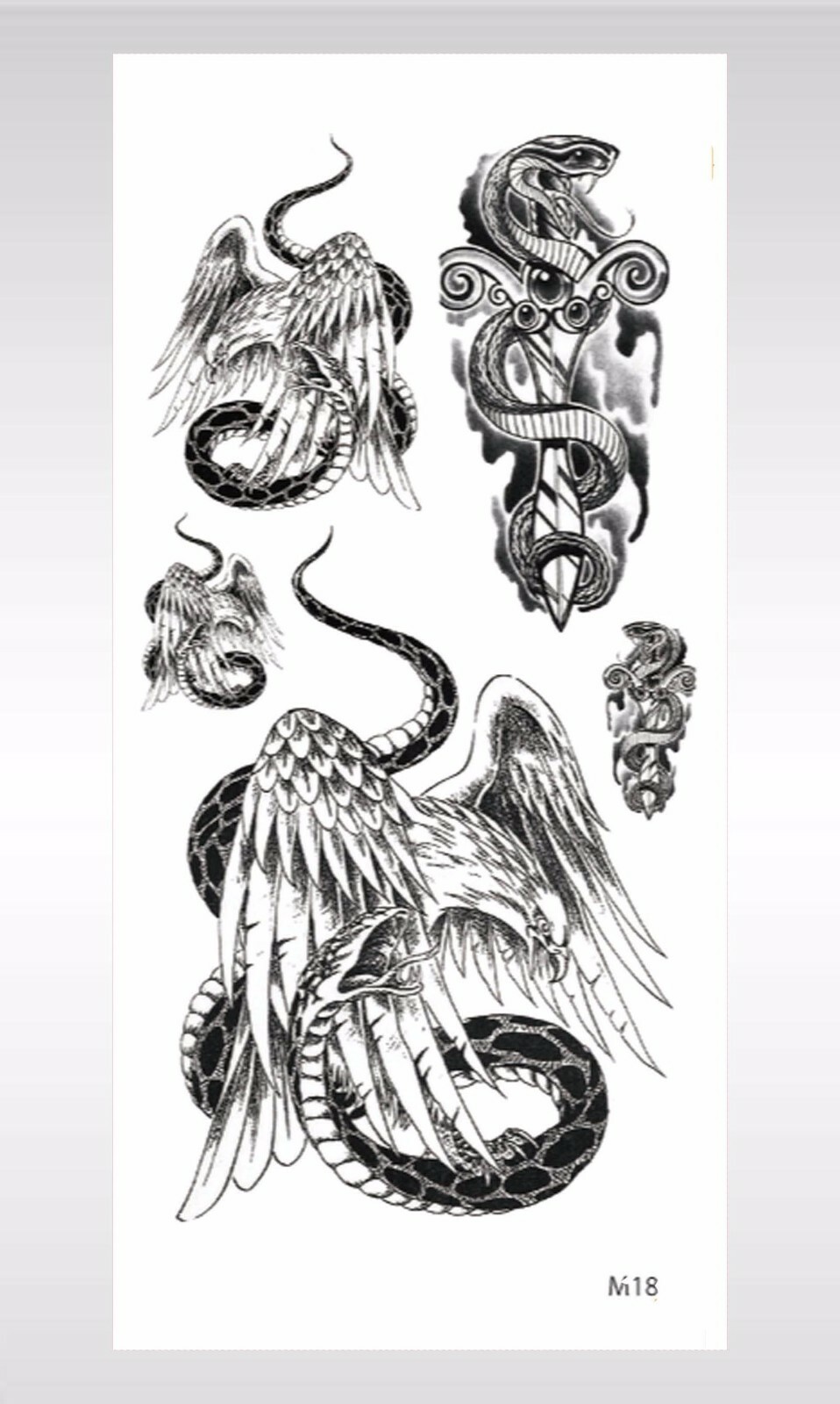 Winged Snake Tattoo
