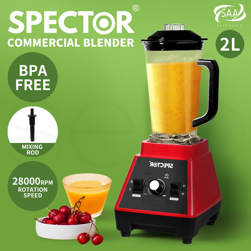 Spector 2L Commercial Blender Mixer Food Processor Juicer Smoothie Ice ...