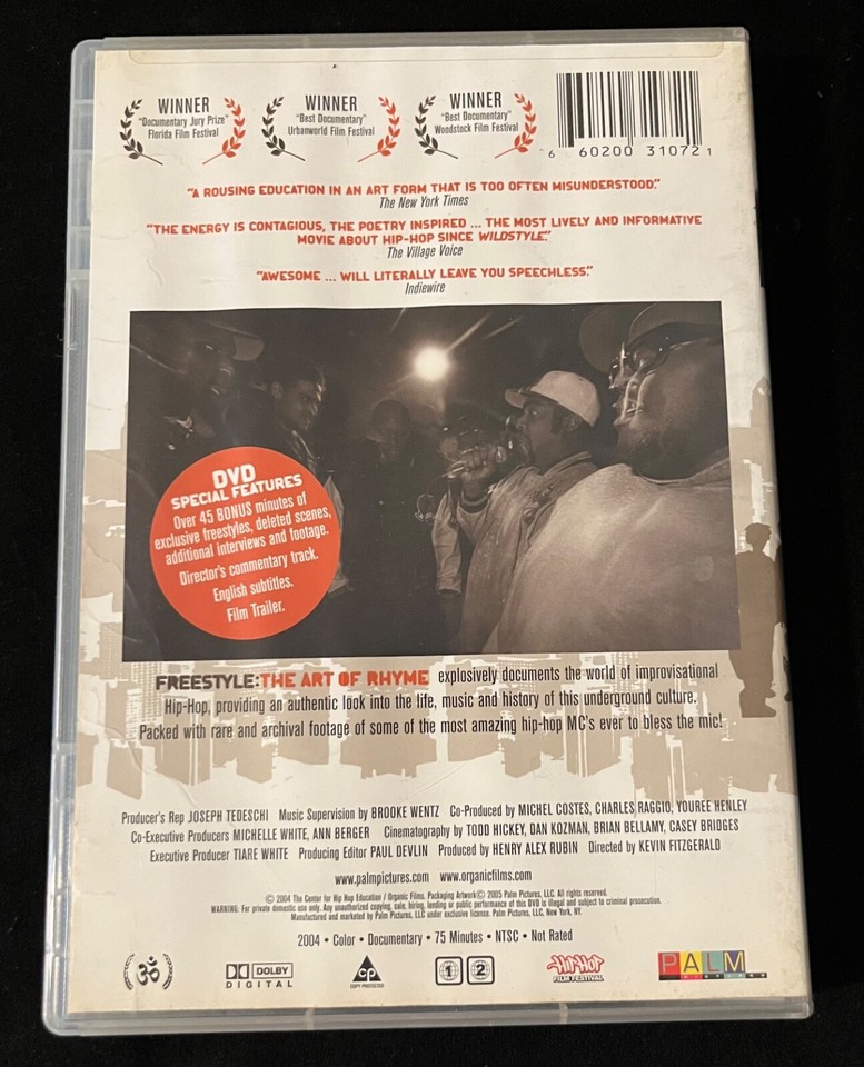 Freestyle: The Art of Rhyme (DVD, 2005) 660200310721| eBay