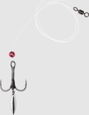 VMC Bladed Predator Rig Single Fluorocarbon Harness - Size 1 Bladed ...